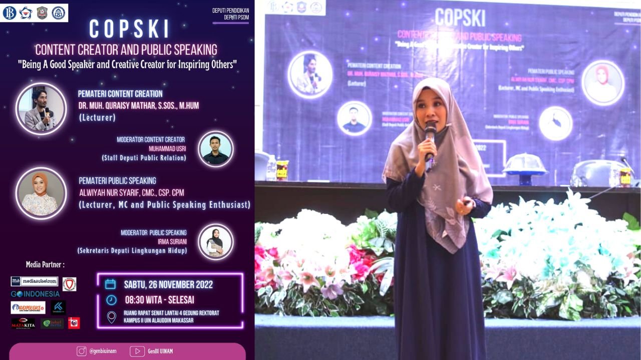 GenBI Komisariat UINAM Sukses Menggelar Talkshow COPSKI | Mediasulsel.com