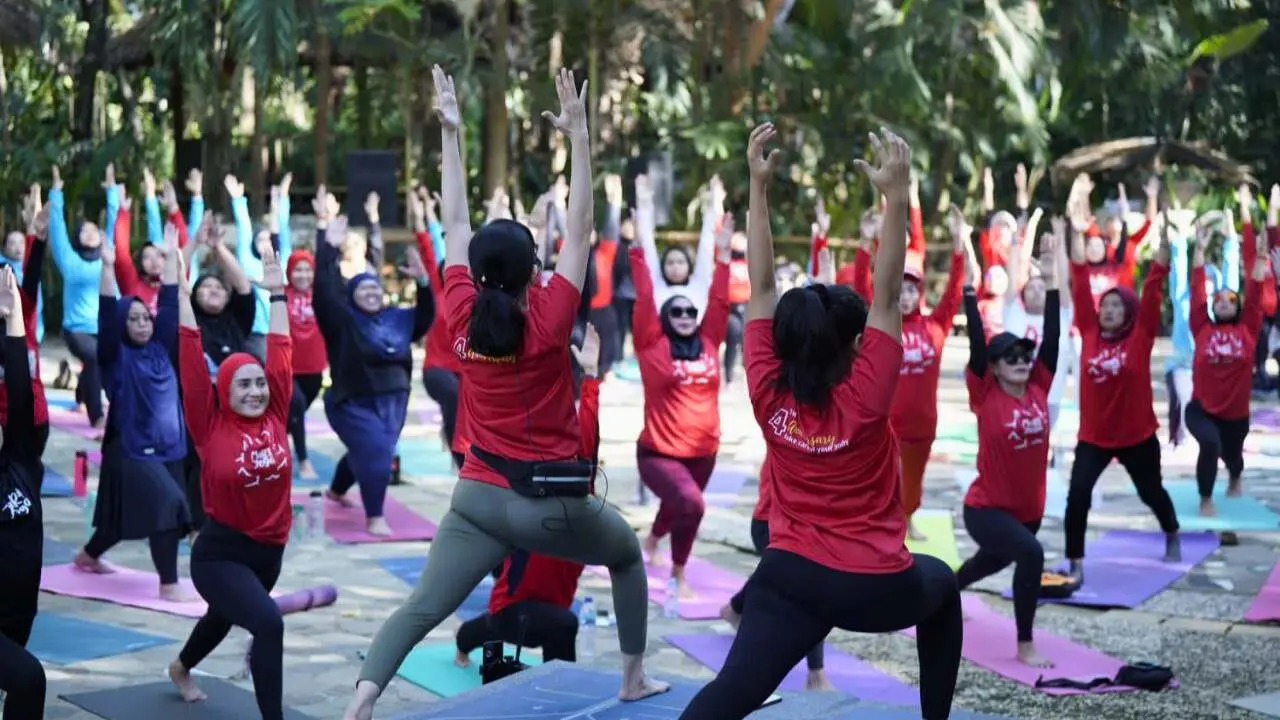 Hari Jadi MaRI Yoga Digelar di Bugis Waterpark Adventure - Sumber : Mediasulsel.com - BeritaSatu ...