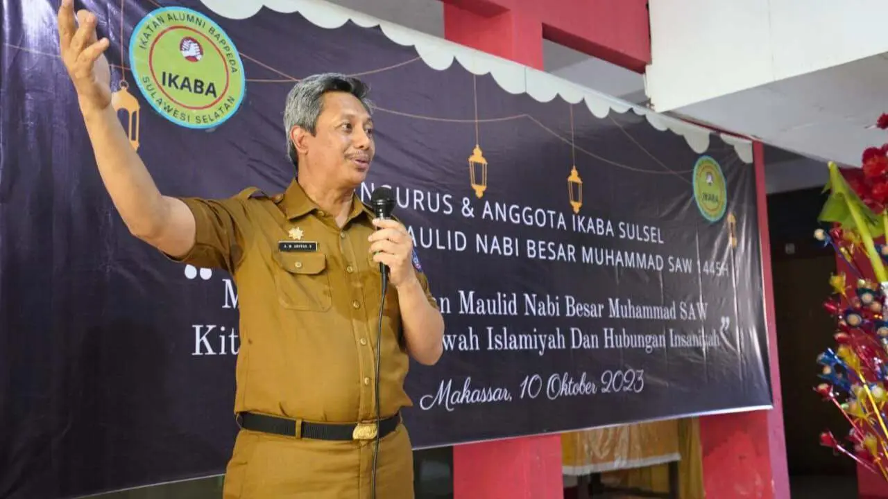 Penjabat Sekprov Hadiri Peringatan Maulid Nabi Muhammad SAW IKABA Sulsel | Mediasulsel.com